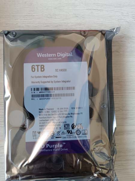 HDD WD Purple 500,1, 2, 4, 6, 8, 10