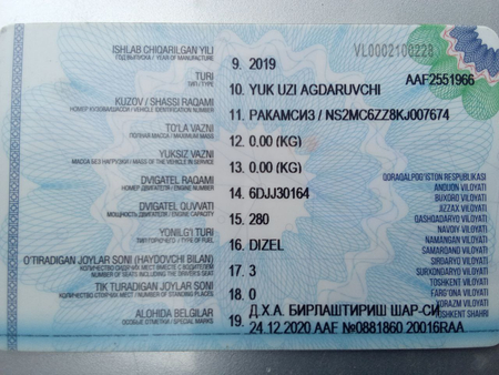 Самосвал срочно арзон сотилади.
