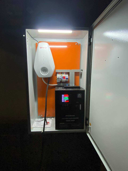 Elektromobil zaryadka stansiya | Электромобиль зарядка установка E-2