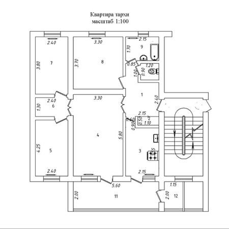 Продается квартира 4/3/4.Не торец. На Ц-6