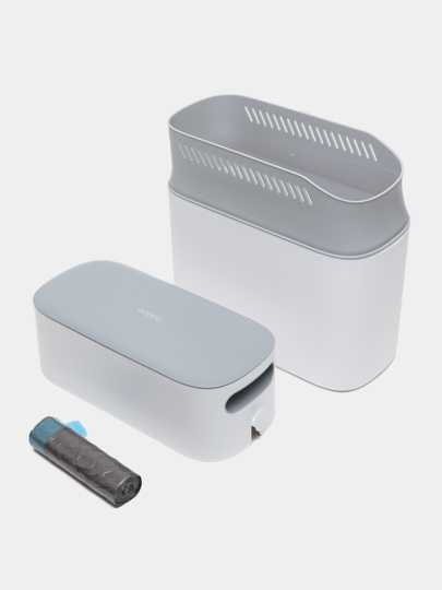 Мусорная корзина Ecoco, двухслойная, с защитой от запаха, 12 л