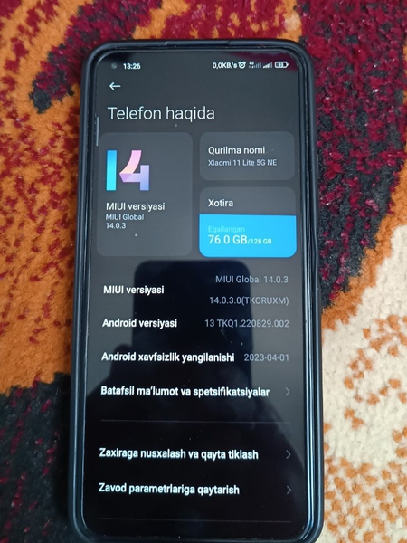 Xiaomi 11 Lite 5G NE