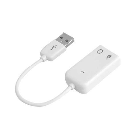 Новый в упаковке Внешная звуковая карта usb