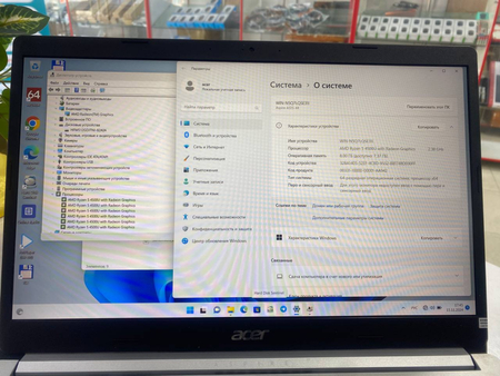 Acer ryzen 5 4500 8/512 ssd dasturlash va grafikalar uchun