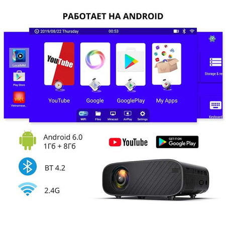 Projector verycom M7W 720p версия на Android