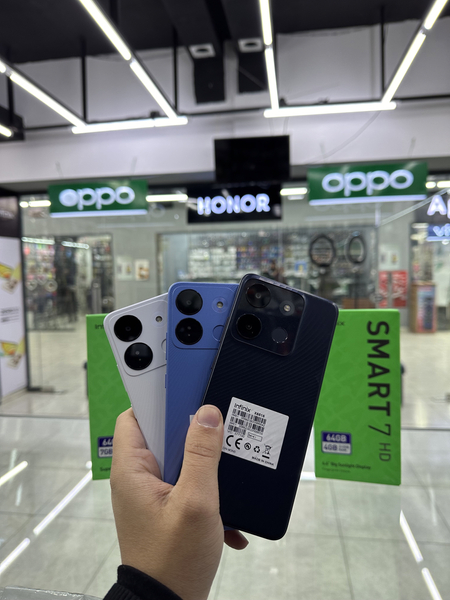 infinix smart 7 /64 yangi bo’lib to’lash bor