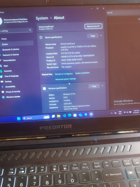Acer predator Helios 300