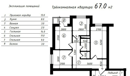 ЖК POYTAXT RESIDENCE Махтумкули Макро Коробка по скидке 2-ком 50 м2