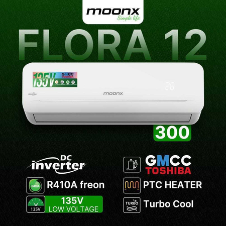 Кондиционер MoonX 12 DC Inverter/LOW VOLTAGE/С теном/Доставка