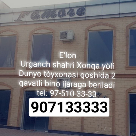 Bino ijaraga beriladi