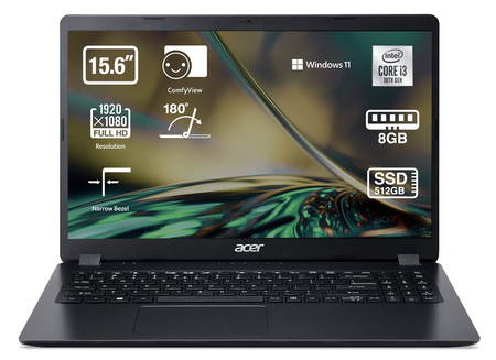 Acer.Core i3 10-поколение/8gb ddr4/1tb/15.6