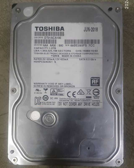 HDD Toshiba — 1TB