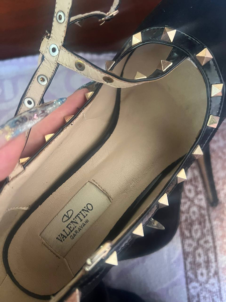 замшевые туфельки valentino