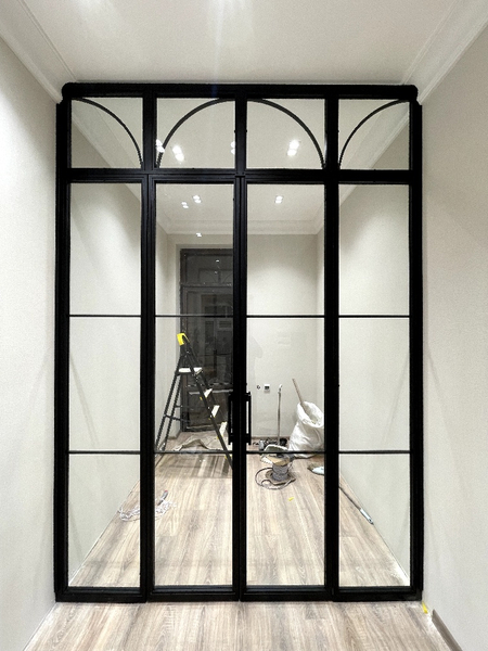 Стеклянные двери в стиле Loft