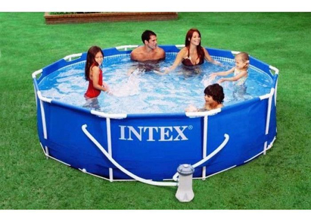 INTEX 366×76  бассейн каркасный BASEYN стойка бассейн  366×76