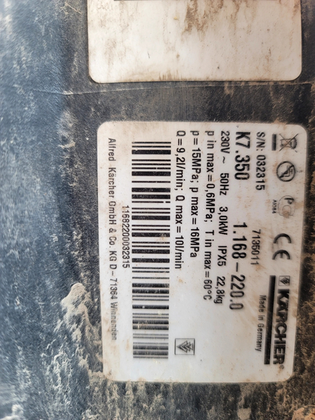 Karchir k700 made in germanya