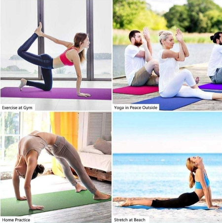 Йога мат gimnastika mashg'ulotlari uchun