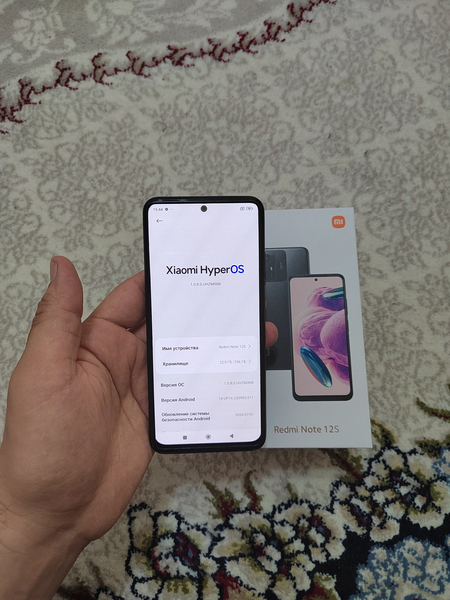 Xiaomi Redmi Note 12S 12/256GB Black Igravoy Karobkami Sastayani Ideal