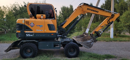 Хундай  эксковатор  55wi