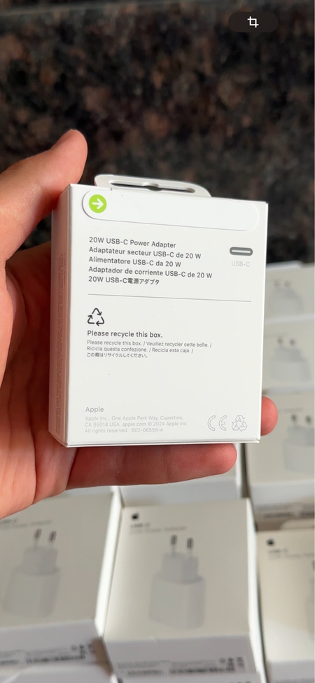 Apple 20W adapter 2024 Appstore OPTOM