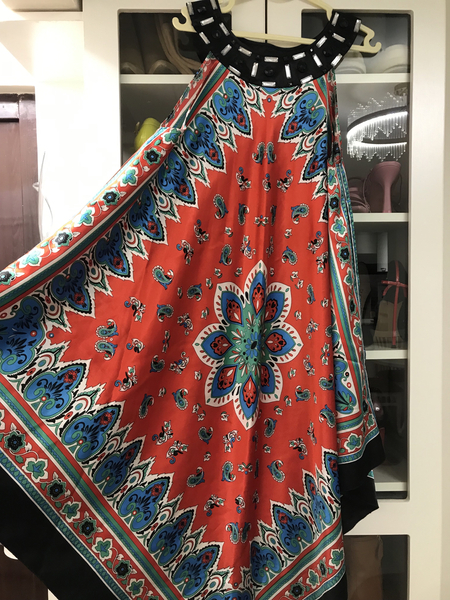 Платье шифоновое лимонного цвета