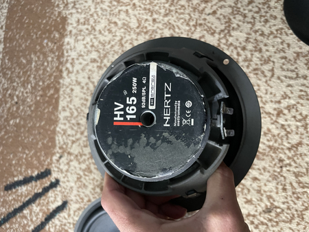 Динамики 16,5cm  для компонентки hertz hv165 в отличном состоянии