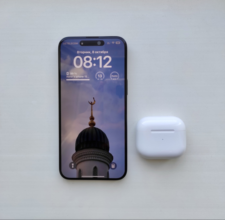 Iphone 15 Pro Max, 512GB, Dual Sim, Blue Titanium + AirPods 3