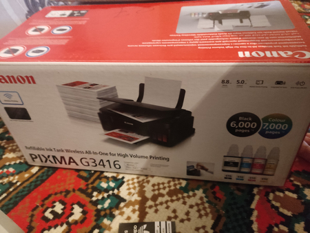 Pixma g3416 CANON printer kserokopiya yengide yanqda olingan
