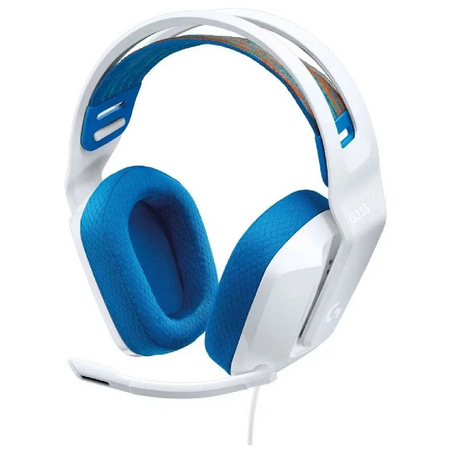 Проводные наушники Logitech G335 черный/белый