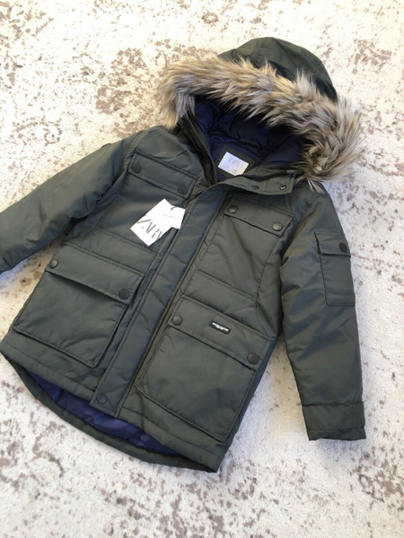 Стильный пуховик Zara для подростка (13-14 лет) 164см