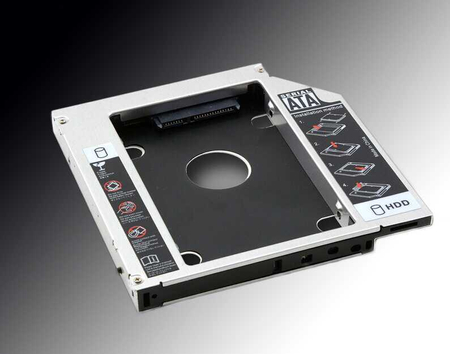 Переходник (салазки) для HDD/SSD вместо DVD RW (12.7 мм, ноутбук)