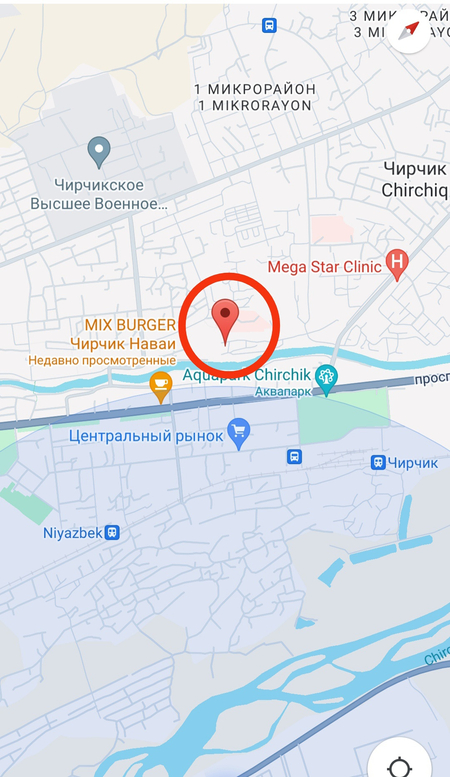 Продается земля 4соток в центре чирчика