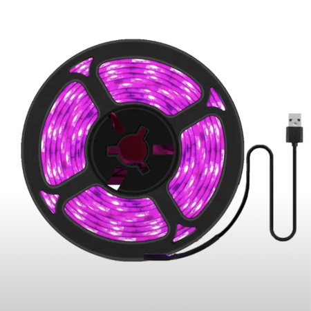 LED Plant Grow Light Full Spectrum USB Strip 3m