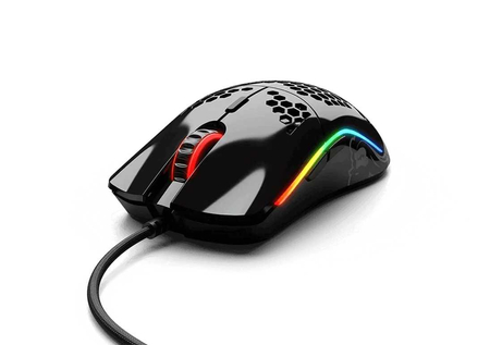 Игровая белая мышь RGB Glorious Model O Minus Glossy Matte Black White
