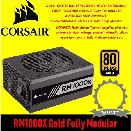 Топ! Corsair RM1000X GOLD Блок Питания