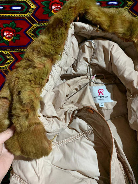 Зимняя пуховик куртка