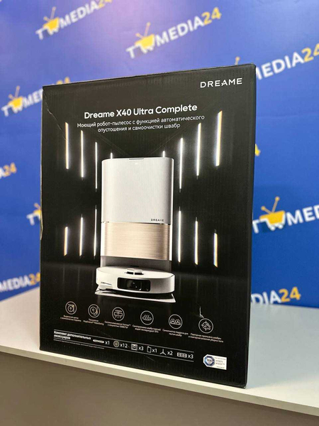 Продаю новые робот пылесосы Dreame X40 Ultra Complete (RU)