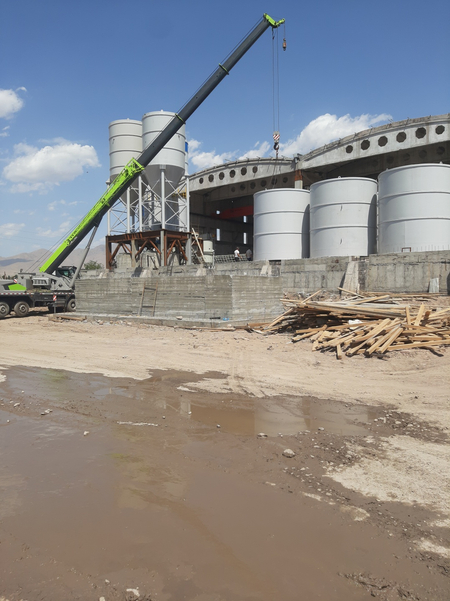 Kran telfer silos rezurvar