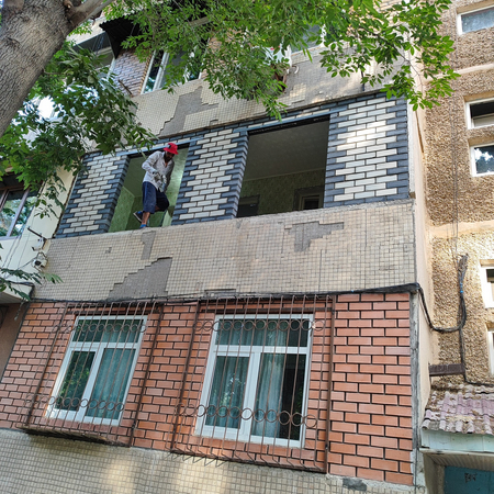 Кладка балкон кирпичная кладка гишт термиз