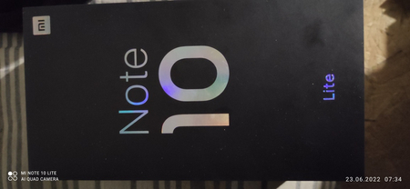 Xiaomi note 10 lite