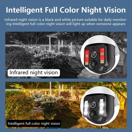 Солнечная камера PTZ 360 FullHD 4G sim-картой, Solar camera