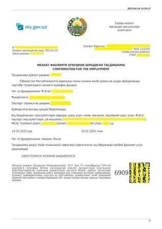 Визовая поддержка для иностранцев и получение трудового подтверждения