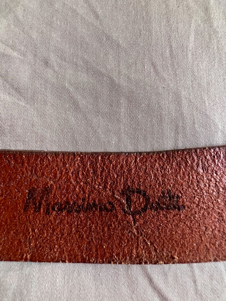 Massimo Dutti коричневый кожаный женский ремень