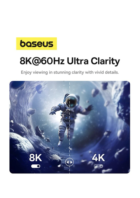 BASEUS typc to DP 8K 1,5m