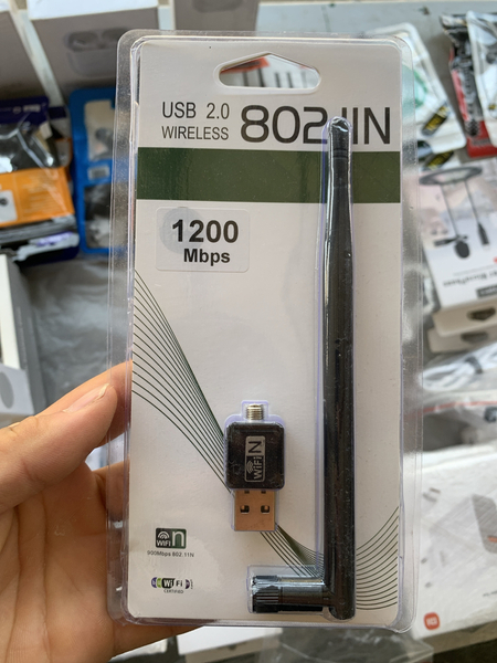 USB Wi-Fi antenna adapteri 802. IIN, tarmoq adapteri