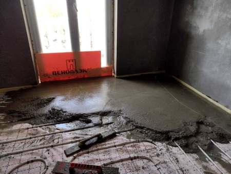 Бетонная стяжка пола, в квартире, автостоянок, парковок, стяжка дворов