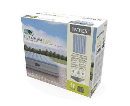 Intex 64159, надувной матрас 203 x 152 x 36 см Бесплатная Доставка