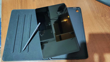 Samsung Galaxy Tab S6 Lite 128GB серый, с чехлом, состояние идеальное
