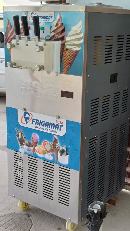 Frigamat. Muzqaymoq Apparati 3 fazada ishlaydi
