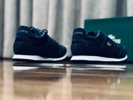Lacoste мужские кожаные кроссовки